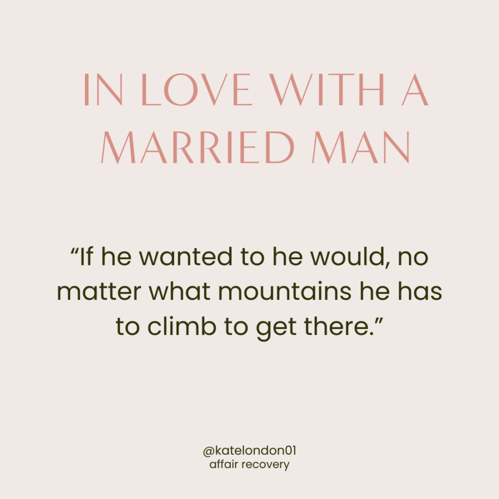 6 Signs He Won’t Leave His Wife (And What To Do About It) - Kate London